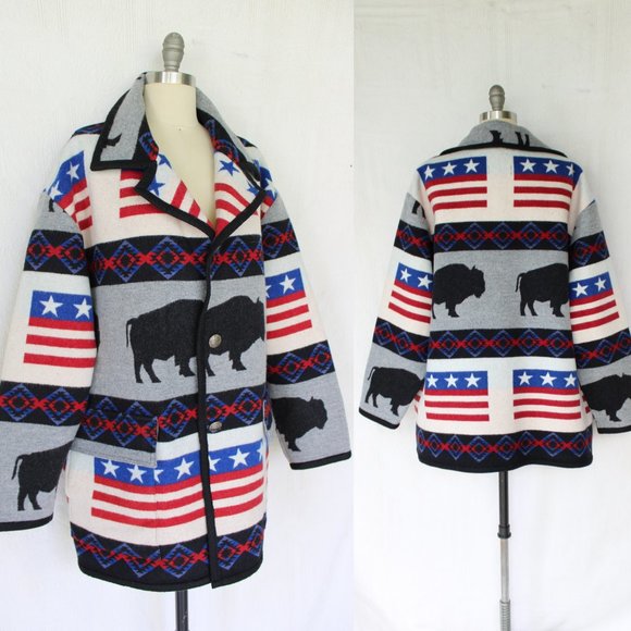 Pendleton | Jackets & Coats | Pendleton Home Of The Free Flag Buffalo ...